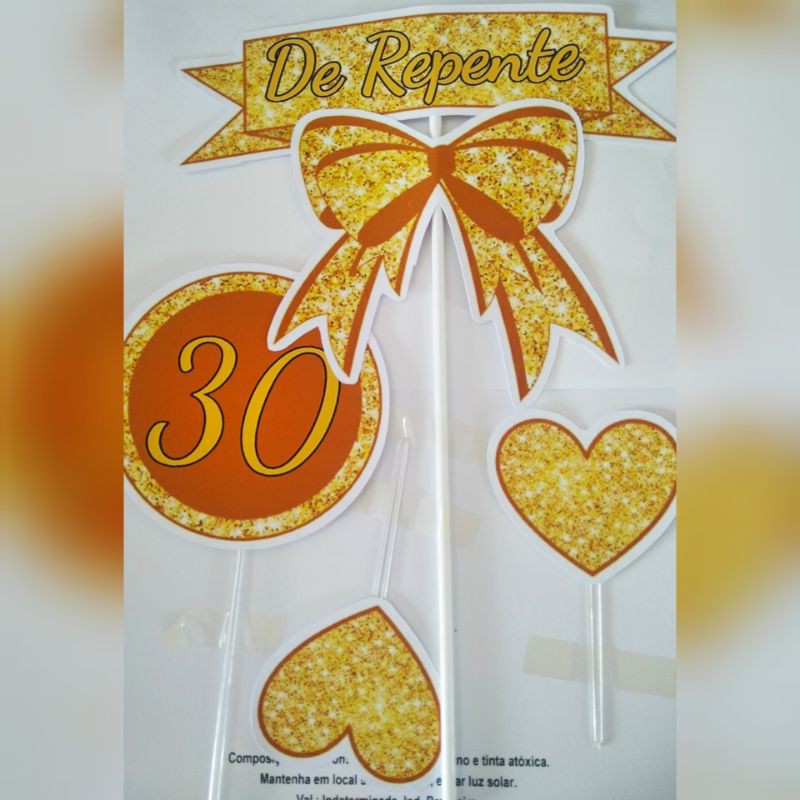 Topper de bolo | Shopee Brasil