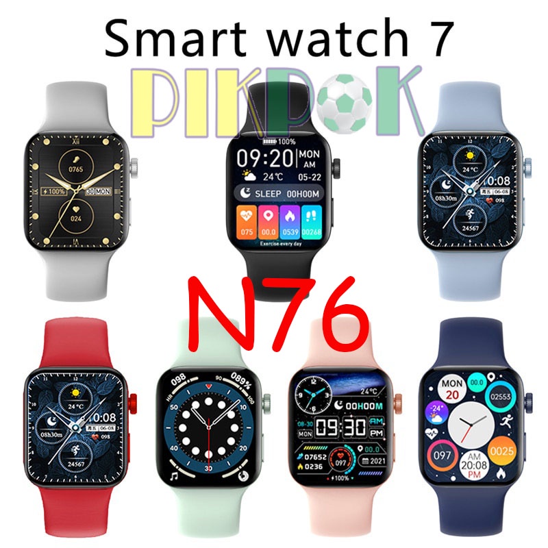 Original Iwo N76 Série 7 Relógio Inteligente Bluetooth Chamada Homens ...