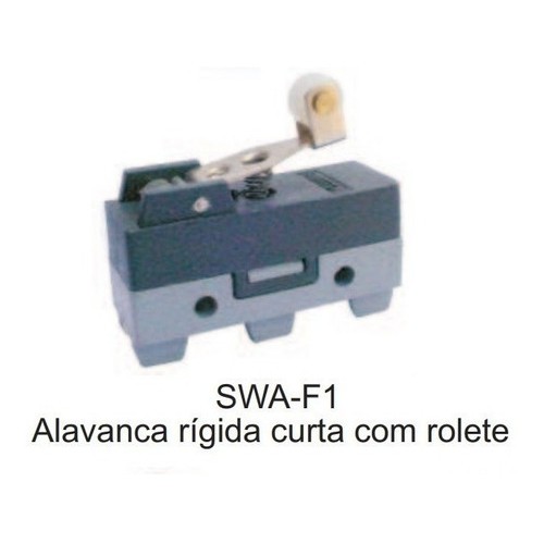 Chave Fim De Curso Micro Switch Swa-f1 Roldana 15a 125-250v | Shopee Brasil