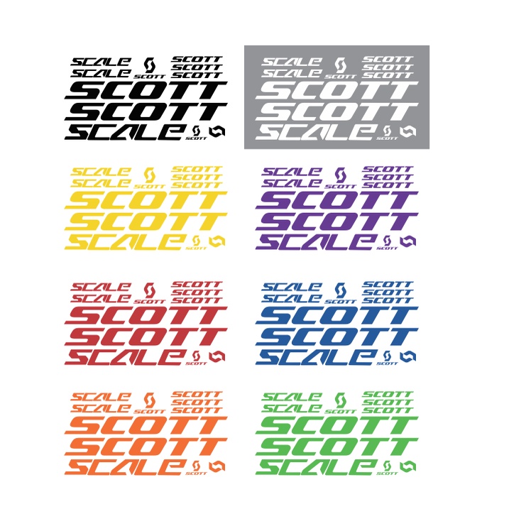 adesivos scott scale montain bike mtb bicicleta | Shopee Brasil