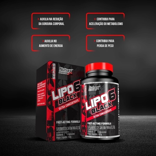 Lipo 6 Black 30 capsulas | Shopee Brasil