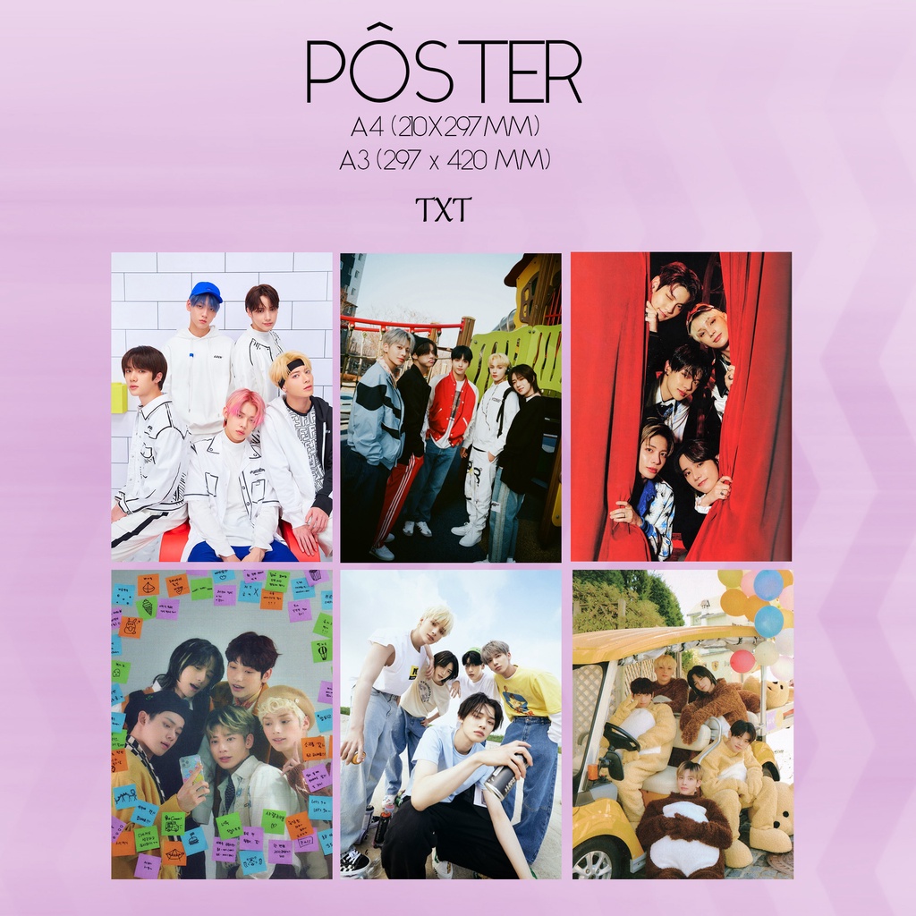 Poster Kpop Txt | Shopee Brasil