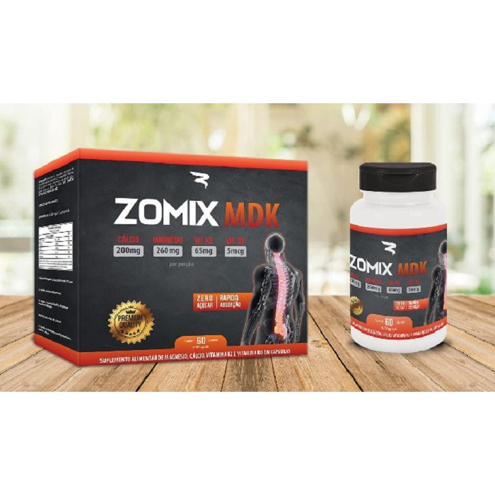 Zomix MDK suplemento alimentar com 60 capsulas 700mg cada Kit 2 ...