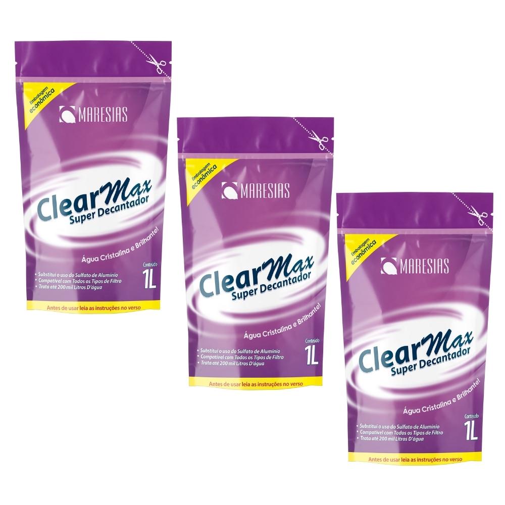 Kit 3 Clear Max Super Decantador Maresias 1L Refil Economico | Shopee ...