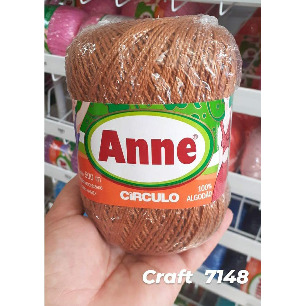 LINHA ANNE CIRCULO DIVERSAS CORES/ 500 METROS | Shopee Brasil