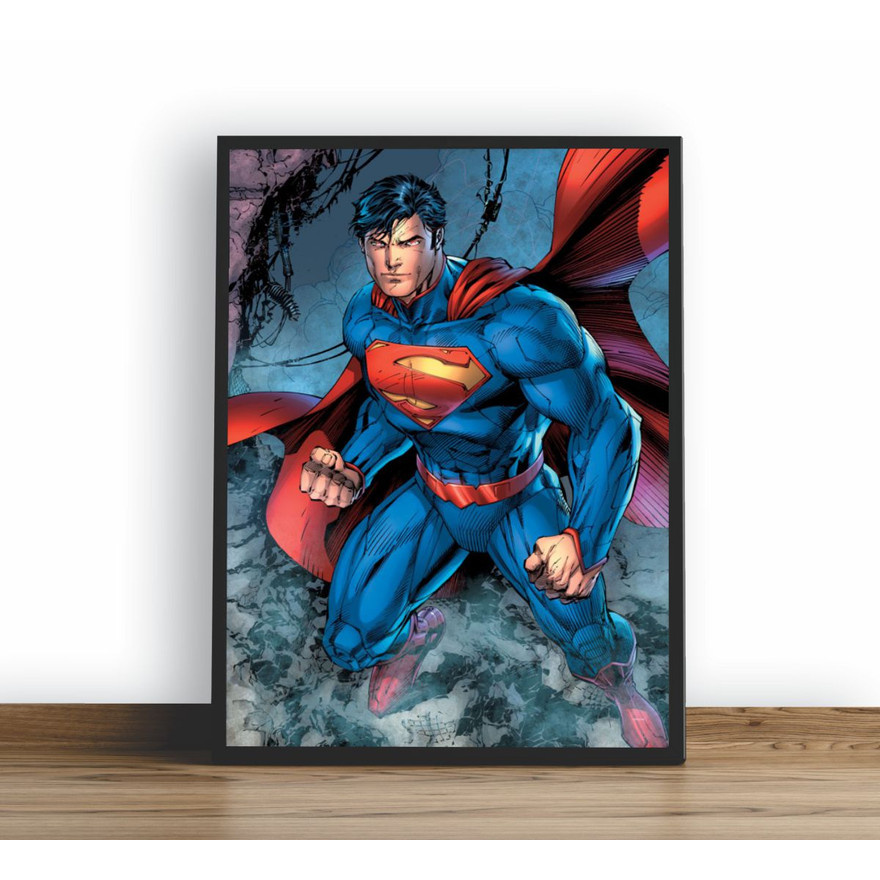 Quadro Decorativo poster Super Man Dc Heroi Quadrinhos | Shopee Brasil Quadro Decorativo poster Super Man Dc Heroi Quadrinhos | Shopee Brasil