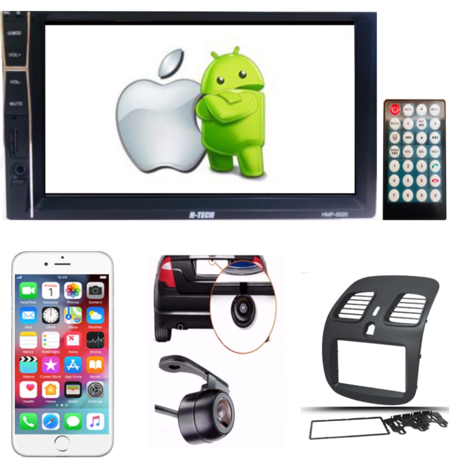 Central multimidia + Moldura Gran Siena + Camera de Re Envio Imediato ...