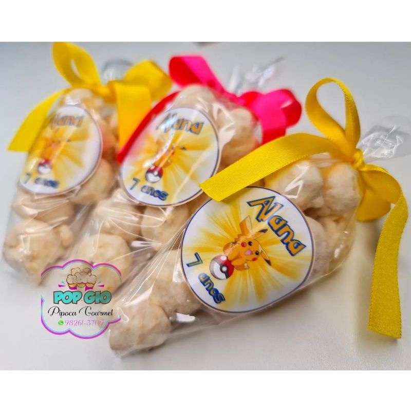 Kit 10 mini cones pipoca gourmet- PopGio- 20g cada | Shopee Brasil