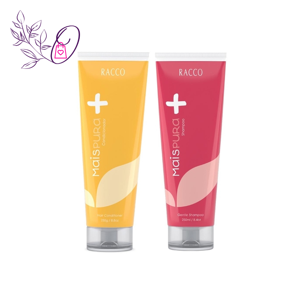 Kit Cabelo Mais Pura RACCO (Shampoo + Condicionador) | Shopee Brasil