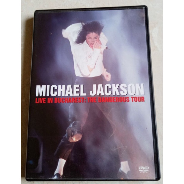 DVD: Michael Jackson / Live in Bucharest - The Dangerous Tour (Original) | Shopee Brasil