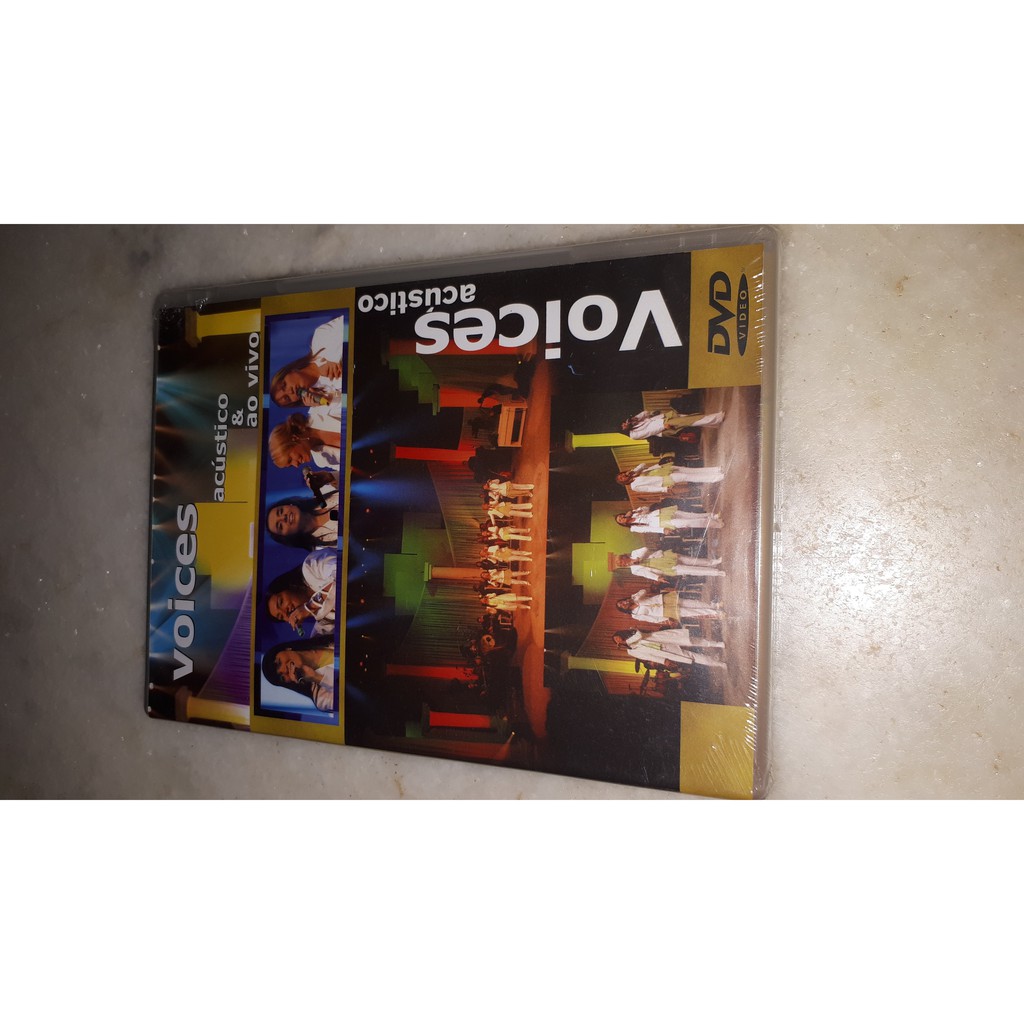 DVD Voices - Ao Vivo & Acústico (original e lacrado) | Shopee Brasil