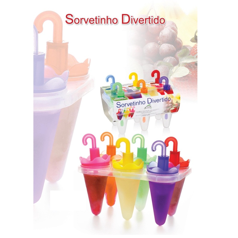 Forma Sorvete Divertido Criança Forma p/ Picolé | Shopee Brasil