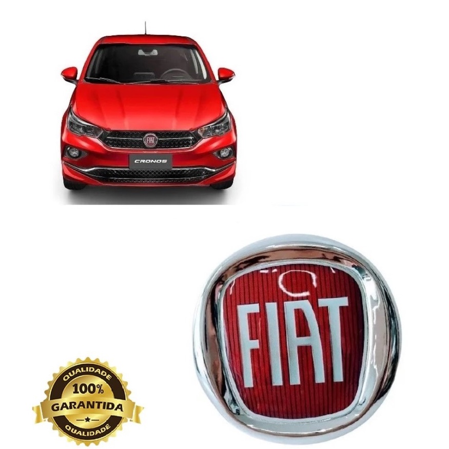 Logo Emblema Grade Dianteira Fiat Cronos 2018 2019 2020 2021 e 2022 MOD ...