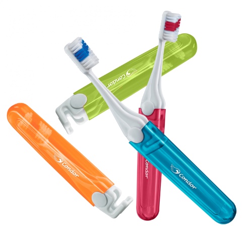 Escova Dental Condor Trip Média | Shopee Brasil
