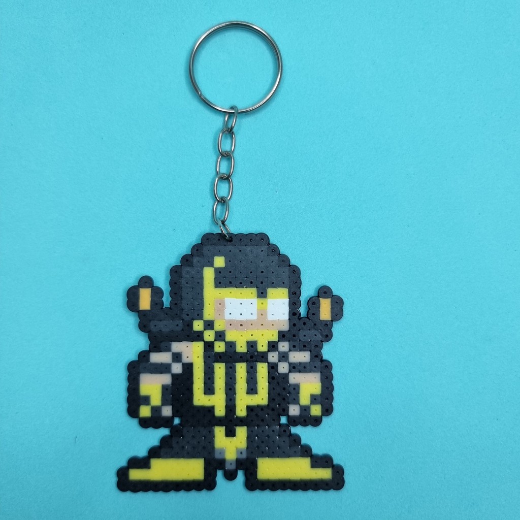 Chaveiro/ Ímã/ Bottom Scorpion (Mortal Kombat) - Pixel Art/ Pixel Arte ...