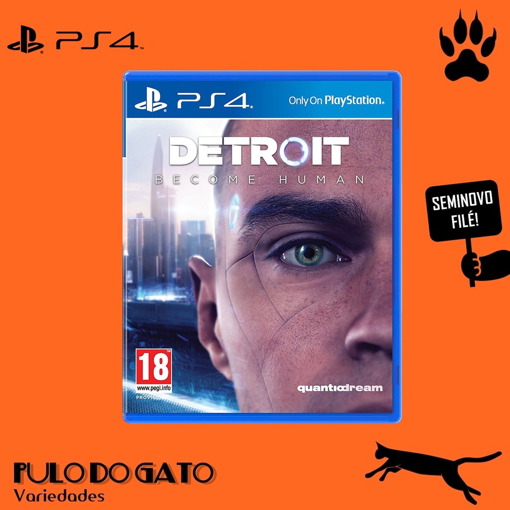 Jogo de PS4 Detroit Become Human (Mídia Física) | Shopee Brasil