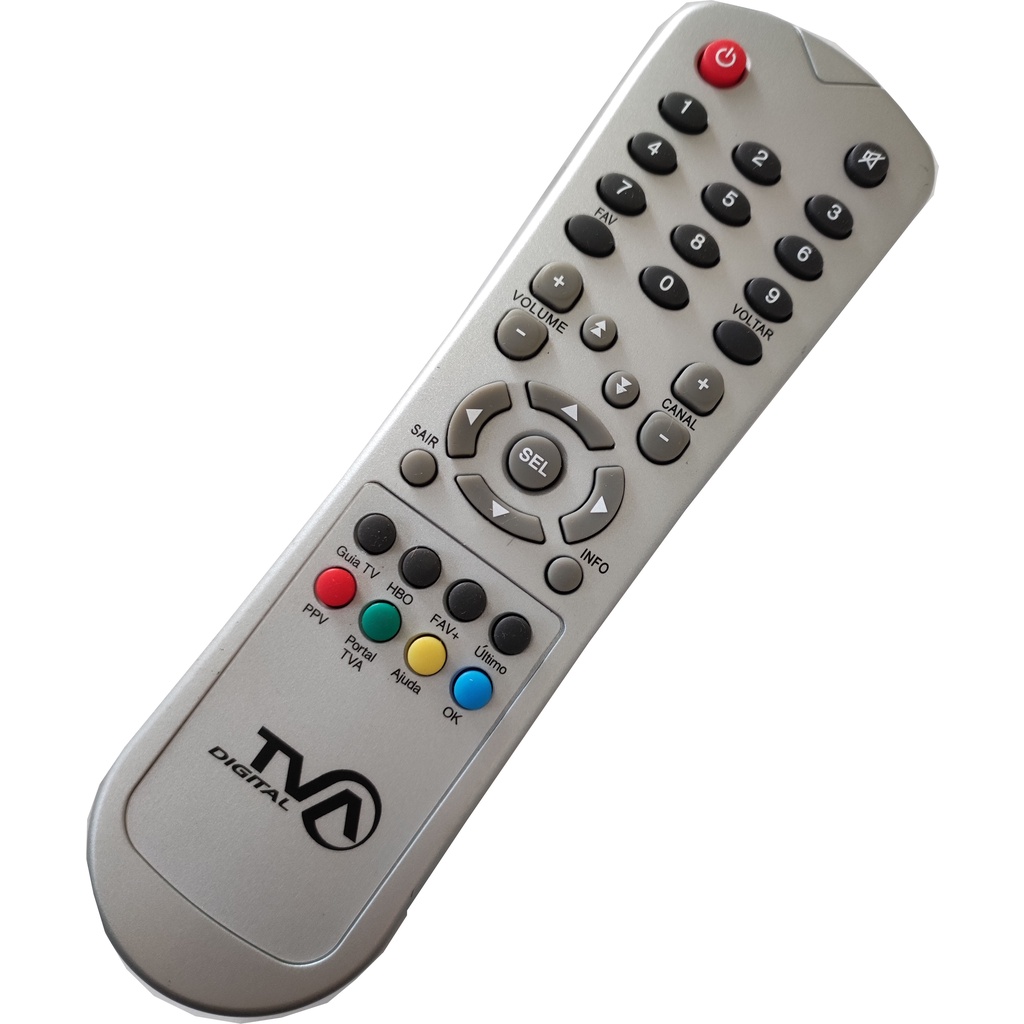 CONTROLE REMOTO ORIGINAL TVA DIGITAL TELEFONICA LOGO DA TVA | Shopee Brasil