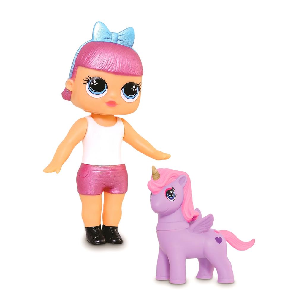 Boneca Bebe Mini Doll Fantasy Vinil C Unicornio Adijomar Shopee Brasil