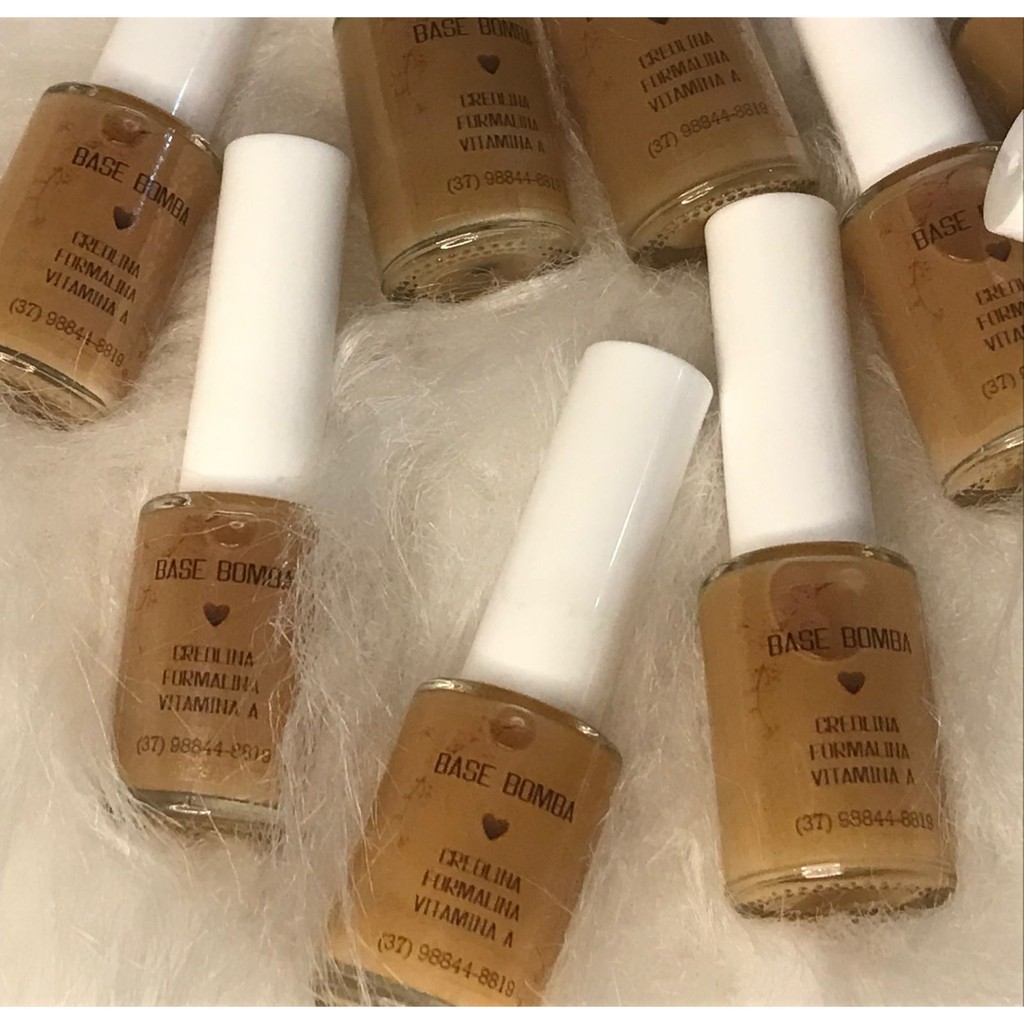 Base de unha com formol crescimento endurecedor Original | Shopee Brasil