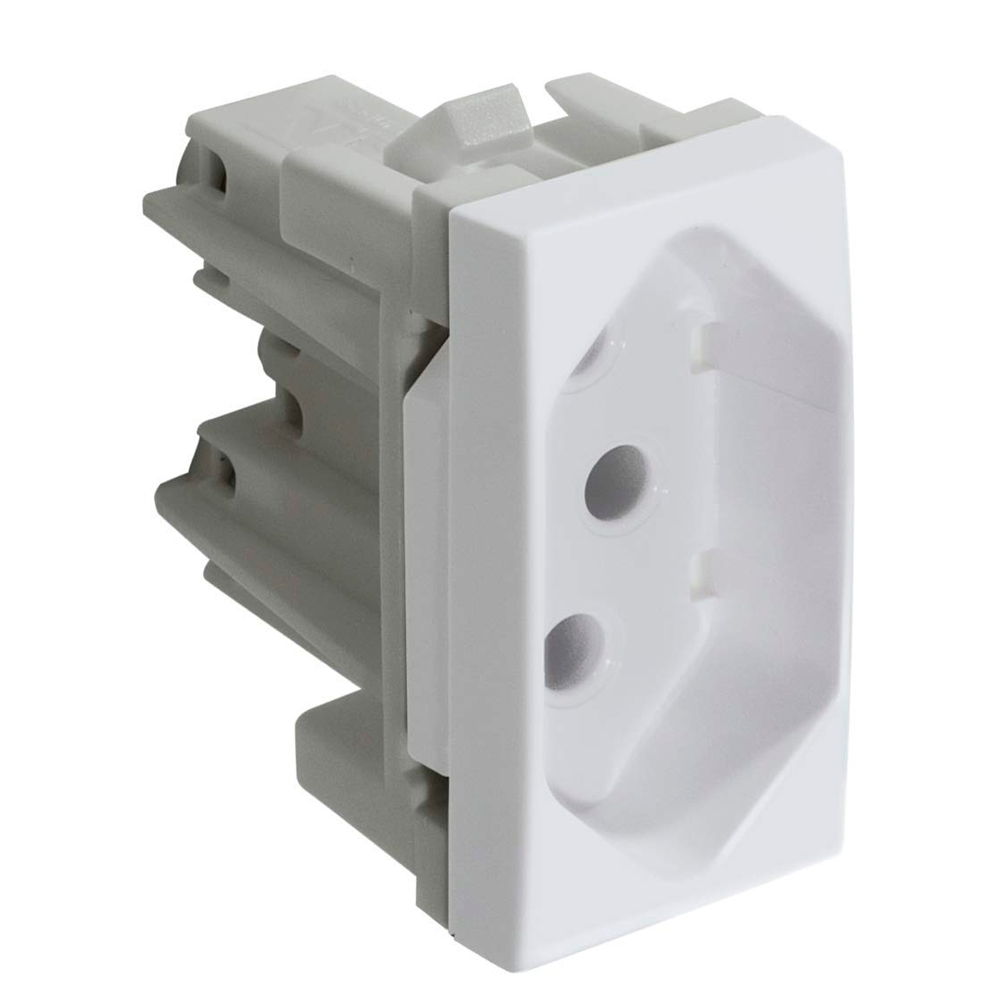 Miolo Módulo De Tomada 2p+t 10a Sem Placa Alumbra Siena | Shopee Brasil