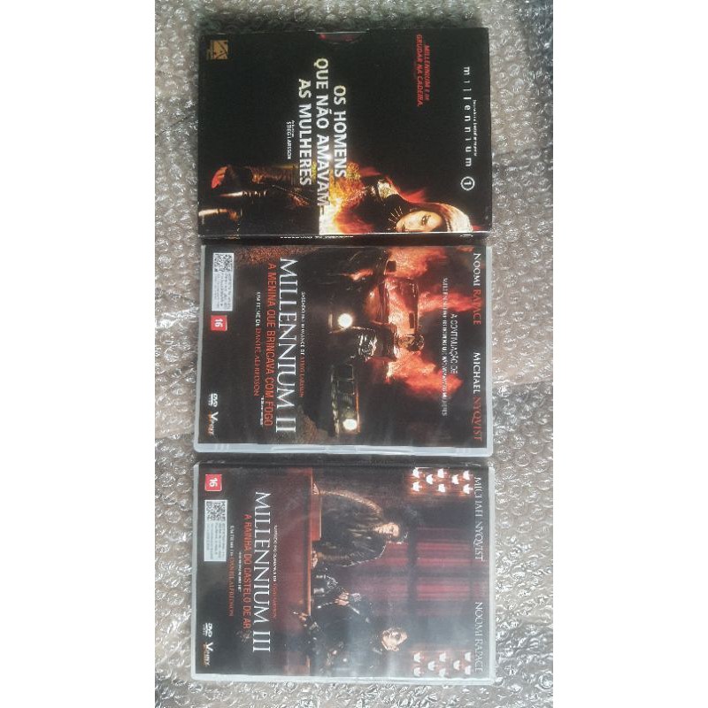 Dvd Millenium a trilogia | Shopee Brasil