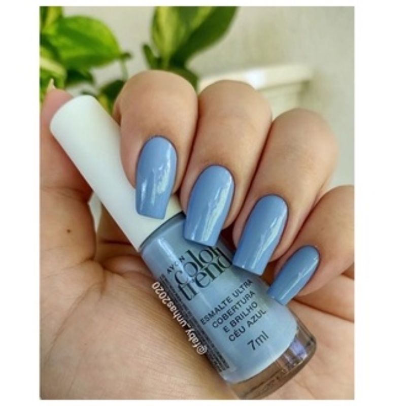 ESMALTE COLOR TREND CEU AZUL 7ML | Shopee Brasil