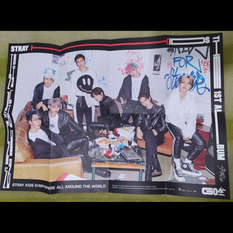 STRAY KIDS POSTER OFICIAL GO LIVE | Shopee Brasil