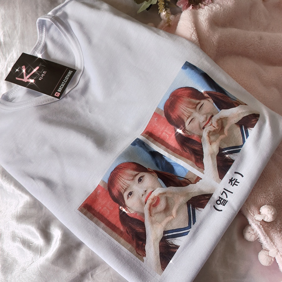 Camiseta Unissex CHUU Heart LOONA | KPOP Aesthetics | Shopee Brasil