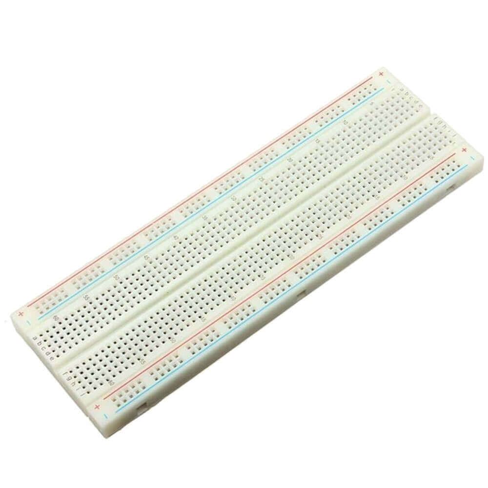 Protoboard 830 Furos Breadboard 830 Pontos Para Arduino | Shopee Brasil