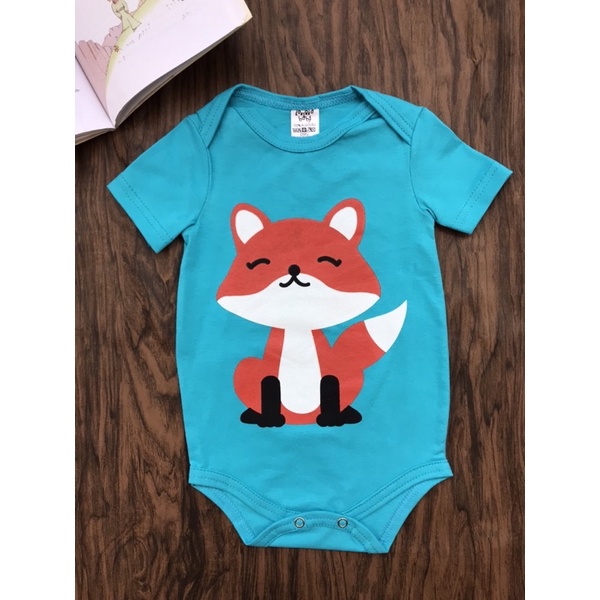 Roupinha/body bebê unissex raposinha | Shopee Brasil
