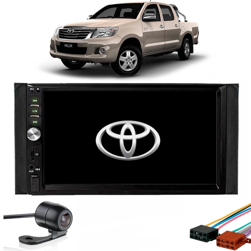 Central Multimidia Toyota Hilux 2005 2006 2007 2008 2009 2010 2011 Mp5 ...