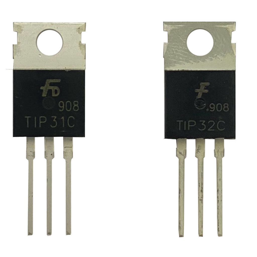 Kit 1 Pç Tip31c (npn) + 1 Pç Tip32c (pnp) | Shopee Brasil