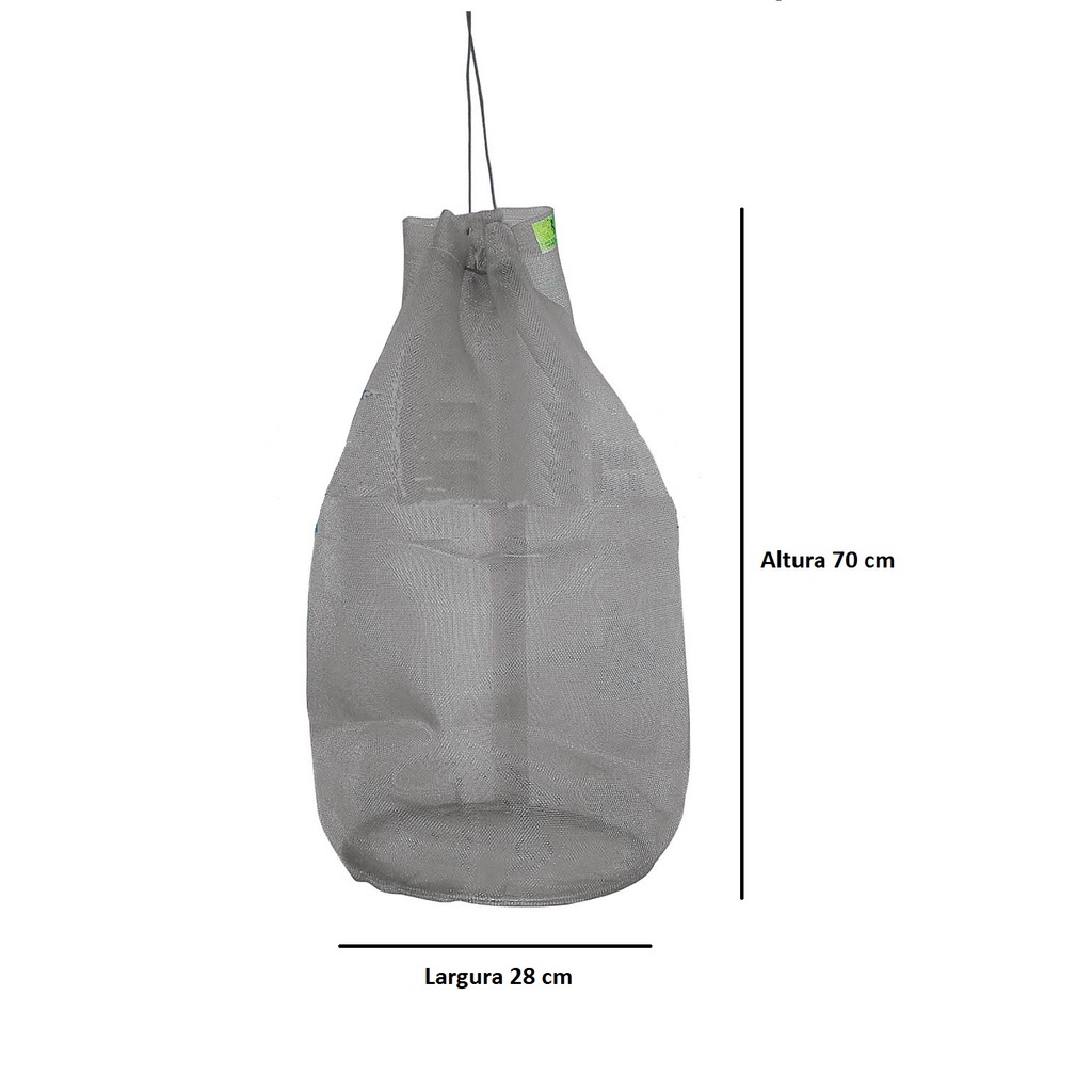 Sambura em Nylon Viveiro Peixe nº3 28x70cm | Shopee Brasil