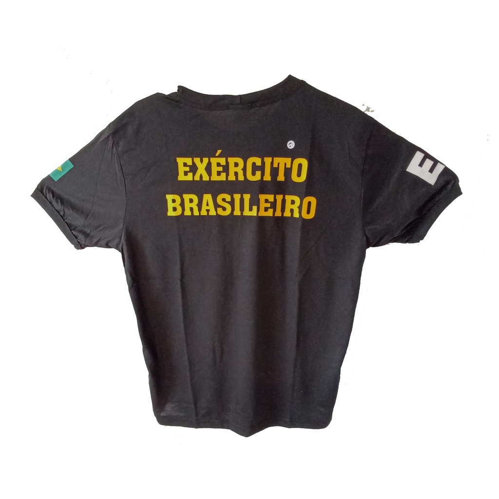 Camiseta Exercito Brasileiro Escrita Militar | Shopee Brasil