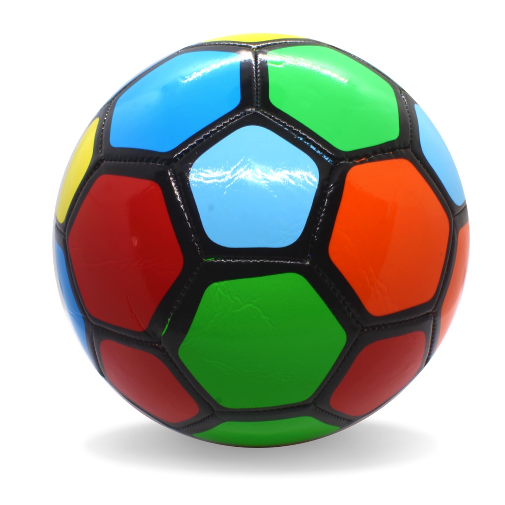 1 Unidade de Bola de Futebol Campo Colorida linda Brilhante Infantil ...