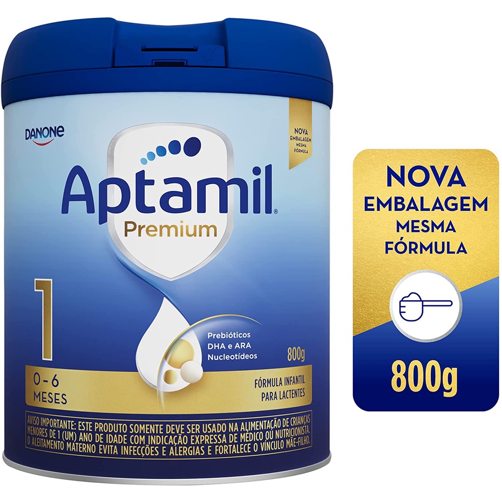 Aptamil Premium 1, Danone Nutricia, 0-6 meses, Fórmula para Bebês e ...
