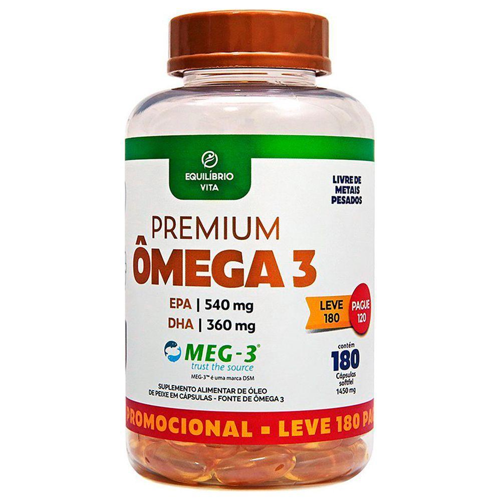 Omega 3 Premium 120 Capsulas 1450mg Epa 540mg / Dha 360mg | Shopee Brasil