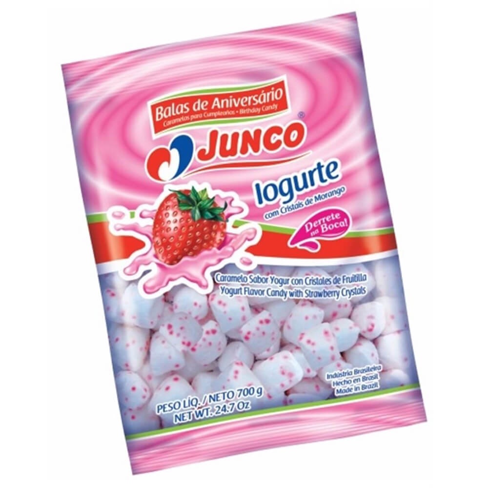 Bala Coco Iogurte 700g - Junco | Shopee Brasil