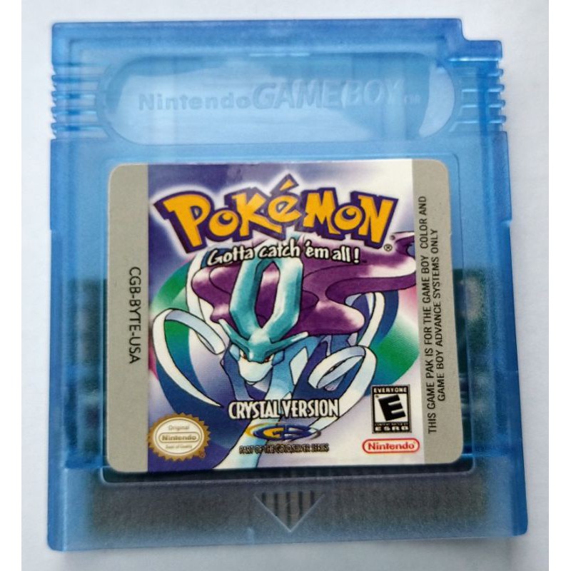 Jogo Pokémon Crystal para Game Boy Color novo | Shopee Brasil