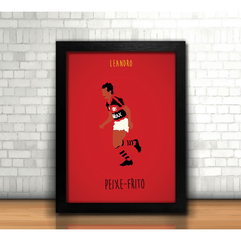 Quadro Flamengo / Leandro | Shopee Brasil