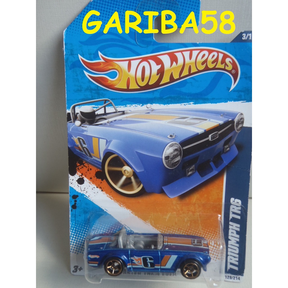 HOT WHEELS TRIUMPH TR6 2011 FASTER THAN EVER AZ GARIBA58 | Shopee Brasil