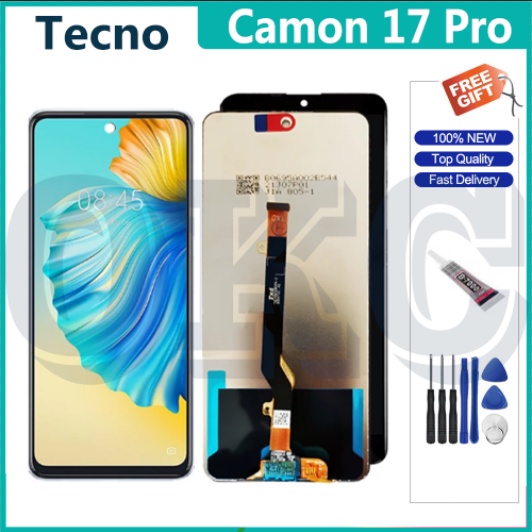 Original Para Tecno Camon 17 Pro/CG8 Display LCD Digitador Da Tela De ...