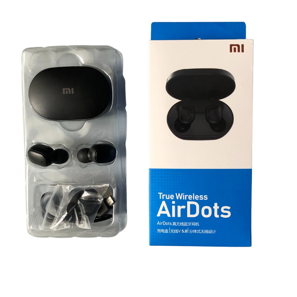 FONE DE OUVIDO AIR DOTS TRUE WIRELESS PRETO | Shopee Brasil