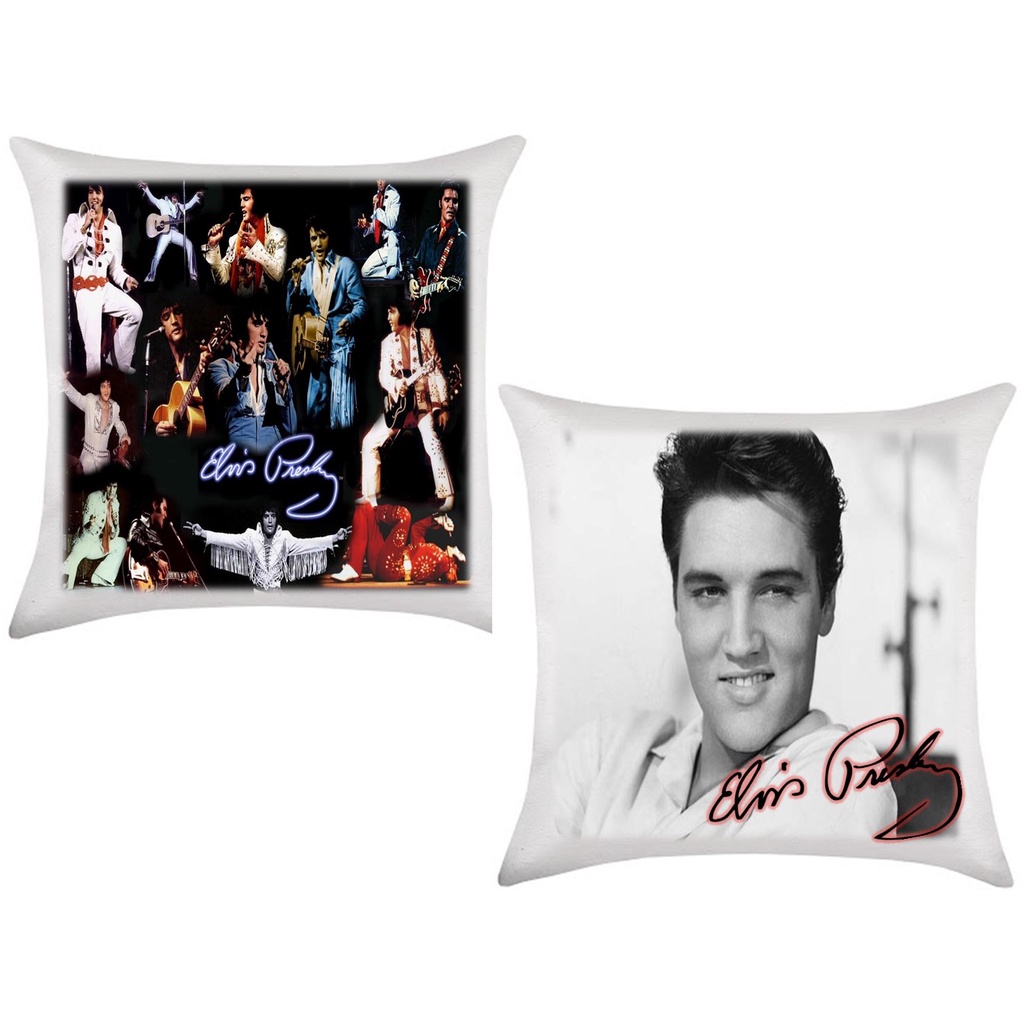 Almofada Elvis Presley Rei do Rock Almofadinha Personalizada Elvis ...