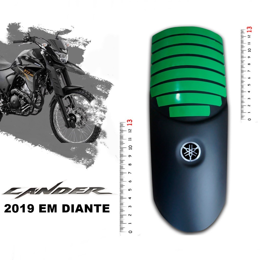 Alongador Extensor Paralama Dianteiro Xtz 250 Lander - Escorrega o Preço