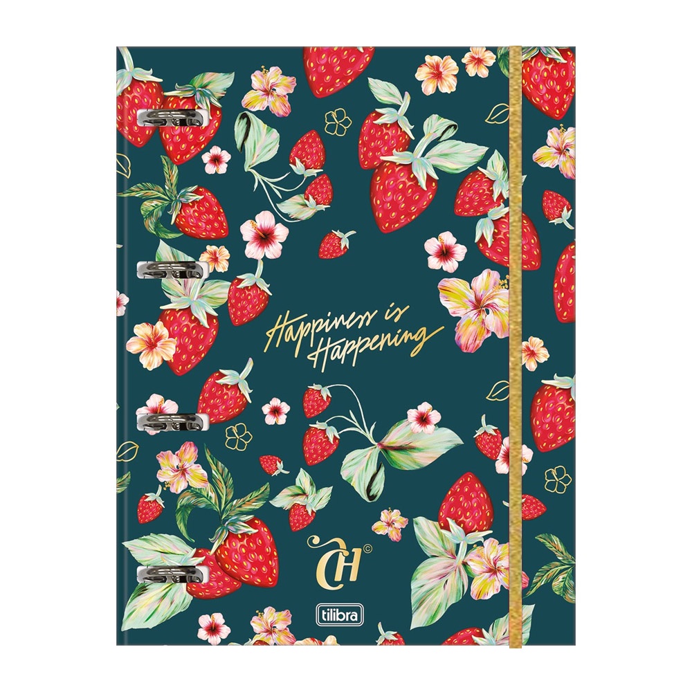 Fichário Universitário com Elástico Capricho - Tilibra | Shopee Brasil