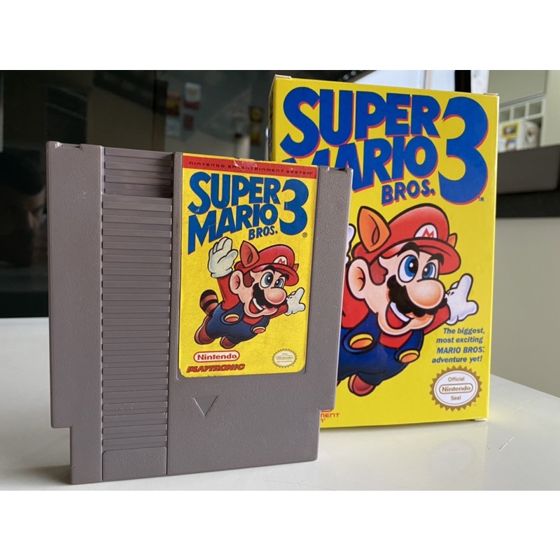 Cartucho original Super Mario Bros 3 - NES + caixa repro | Shopee Brasil