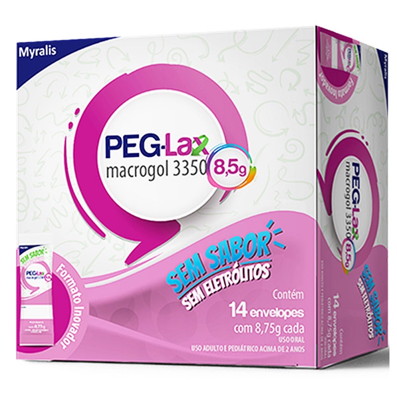 Peg-Lax com 14 Envelopes de 8,75g cada - Sem Sabor | Shopee Brasil