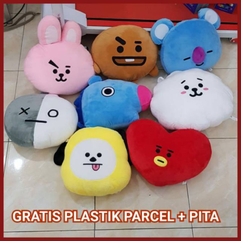 Kpop BT21 BTS Travesseiro premium 35cm | Shopee Brasil
