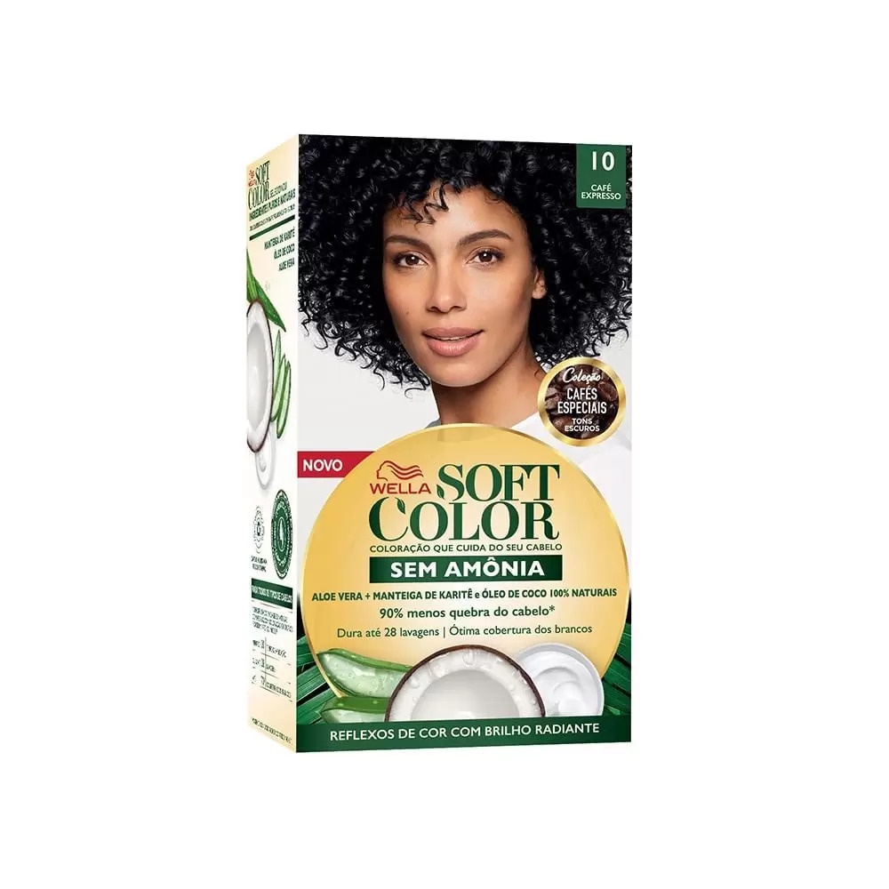 Wella Soft Color Tonalizante 10 Café Expresso 55g | Shopee Brasil